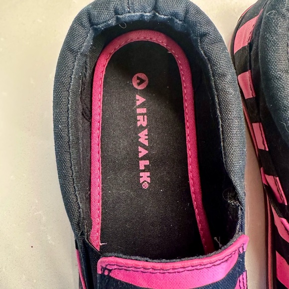 Airwalk | Shoes | Vintage 9s Airwalk Pink And Black Skull Slipon Shoes Womens Size 85 | Poshmark